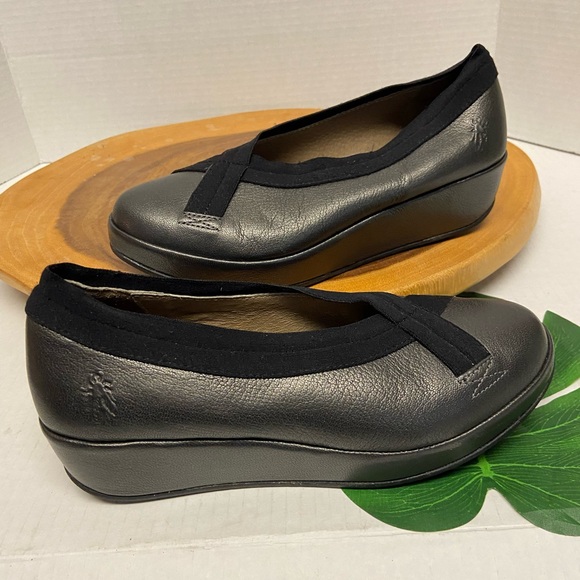 Fly London | Shoes | Fly London Classic Wedges Pewter Grey | Poshmark